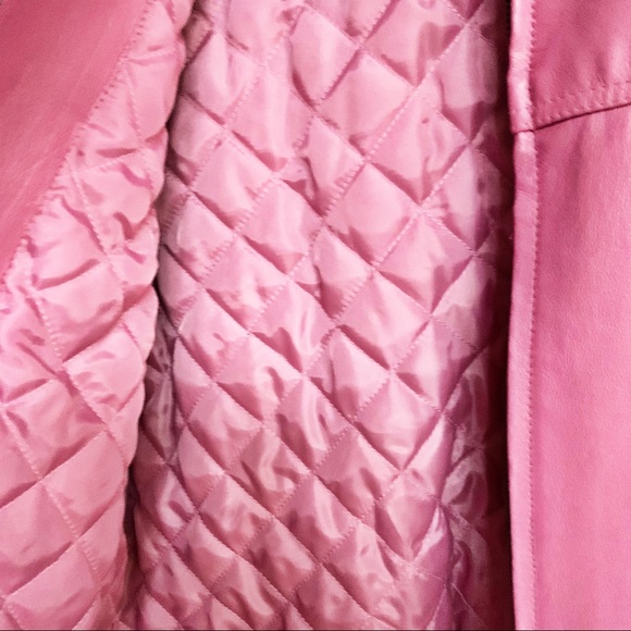 Vintage | Jackets & Coats | Vintage Mark Mattis Pink Leather Jacket ...